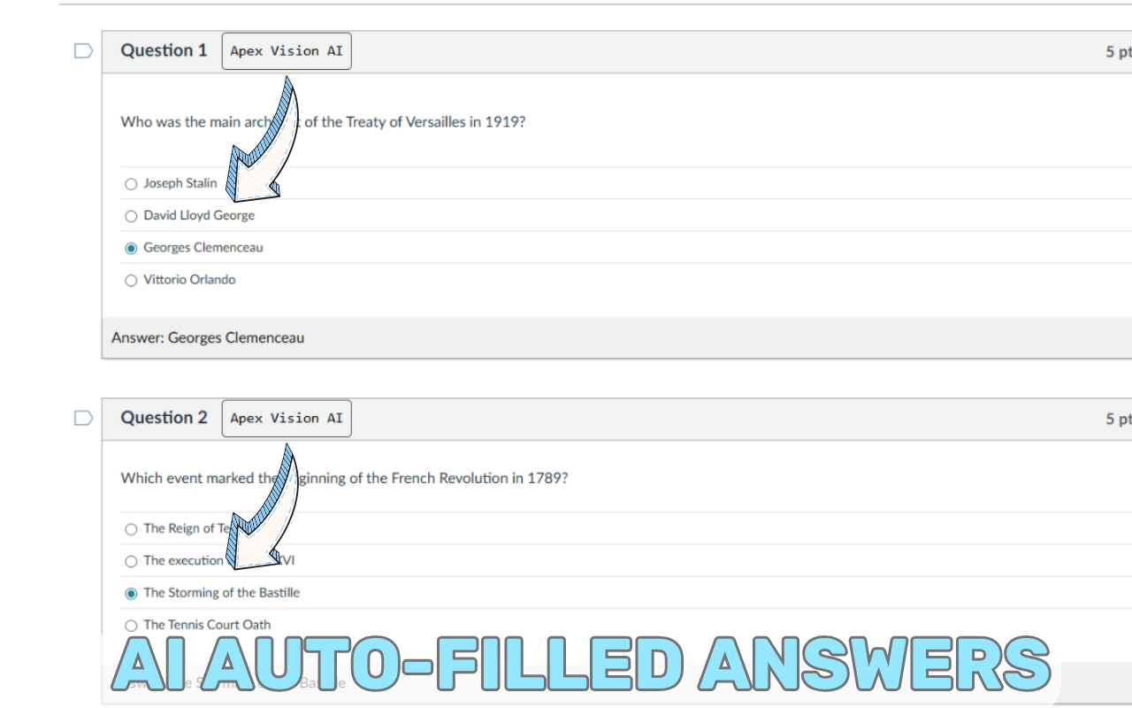 AI-Powered Canvas Quiz Helper | Apex Vision AI